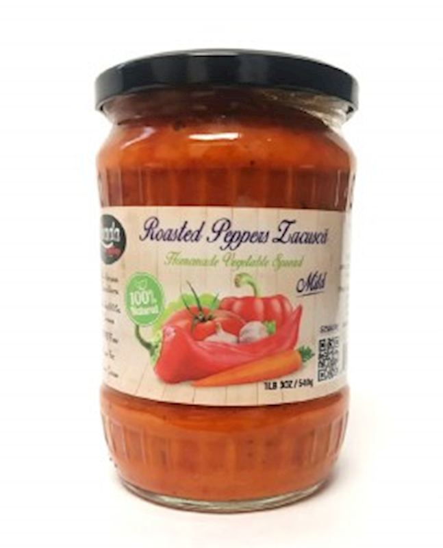 Livada Appetizer Zakuska Hot Roasted Pepper 540gr | Moldova European ...