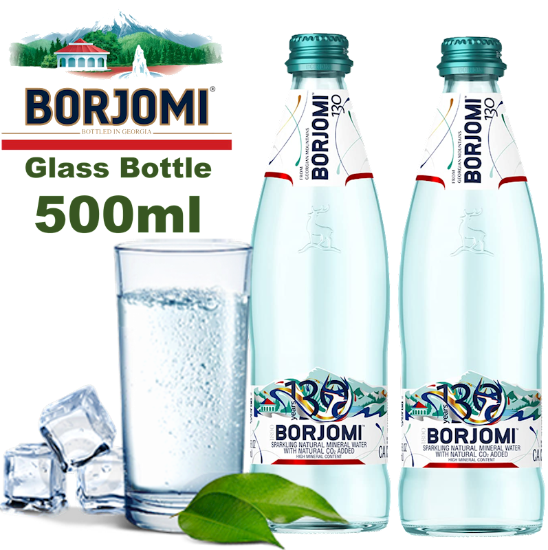 BORJOMI WATER (GLASS) MINERAL 500ML | Moldova European Food - Market