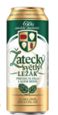 Zatecky Premium Lager Beer Can 500ml | Moldova European Food - Market