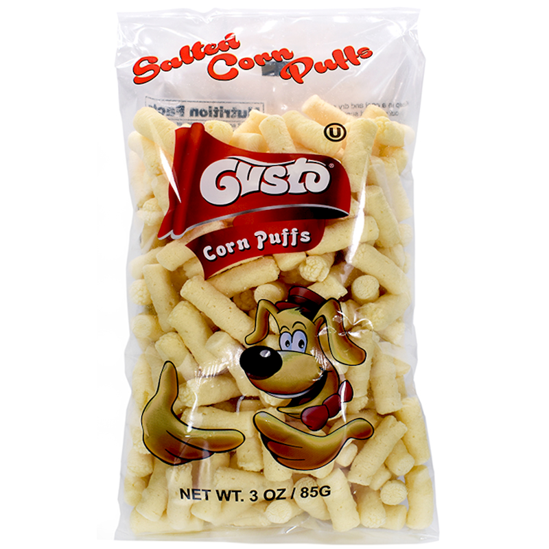 Gusto Corn Puffed Sticks Salted Kosher 85g | Moldova European Food - Market