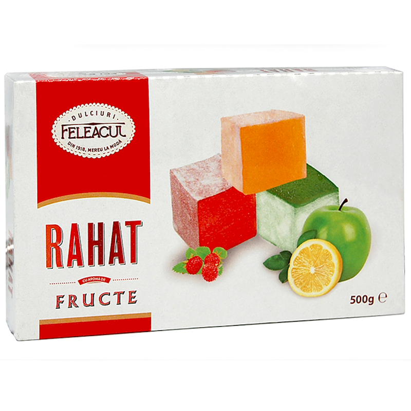 Turkish Delight Rahat W/ Fruit Flavor 500g | Moldova European Food - Market