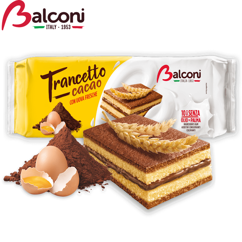 Balconi Trancetto Sponge-Cake Cocoa 280g | Moldova European Food - Market